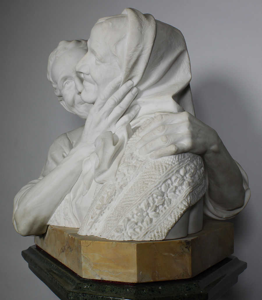 FERDINANDO VICHI (Italian (1875-1945) A Very Finely Carved Italian 19th ...