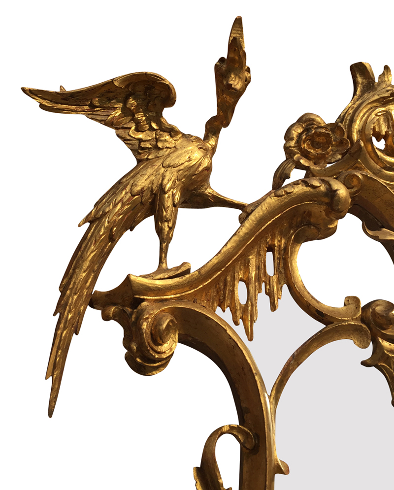 A Very Fine and Impressive English Rococo 19th Century Chippendale ...