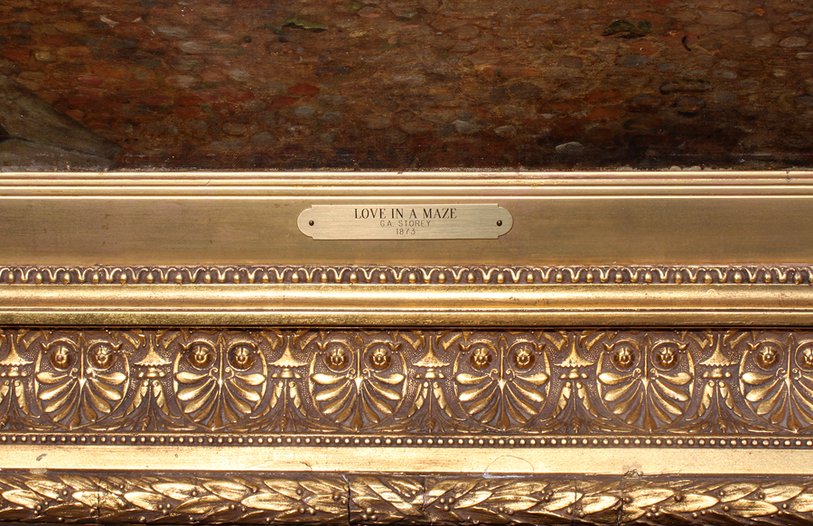 George Adolphus Storey (British, 1834-1919) A Very Fine and Large Oil ...