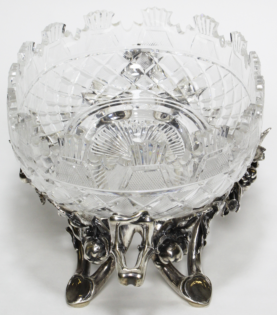 A Fine French 19th/20th Century Louis XV Style Silvered Centerpiece by ...
