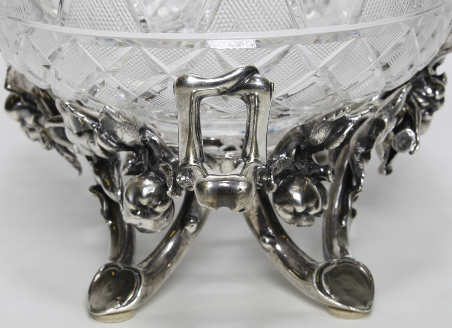 A Fine French 19th/20th Century Louis XV Style Silvered Centerpiece by ...