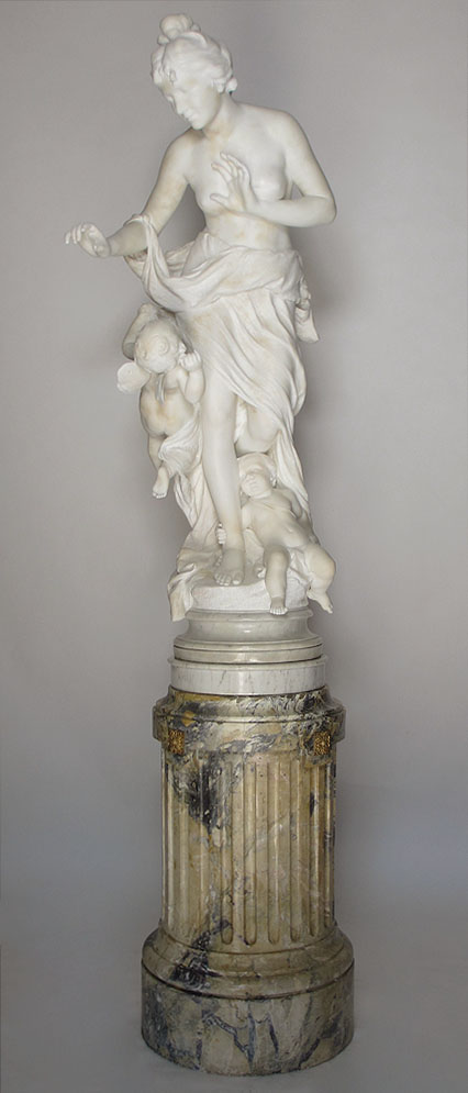 A Very Fine Museum Quality Italian 19th Century Life-Size Carrara ...