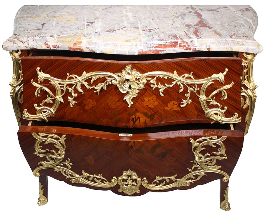 A Fine Pair of French 19th-20th Century Louis XV Style Gilt Bronze ...