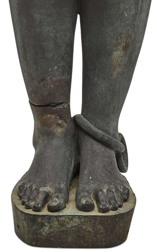 A Fine Over-Lifesize Patinated Bronze Greco Roman Revival Style ...