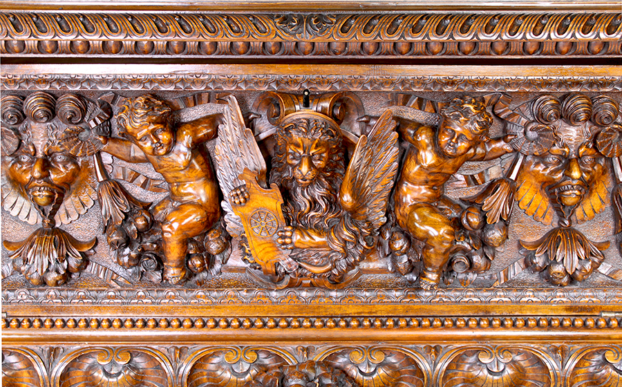 A Fine and Large Italian Florentine 19th Century Baroque Revival Style ...