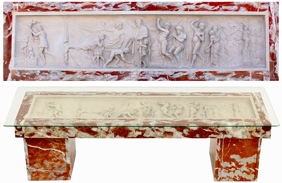 A Very Fine Italian 19th Century Greco-Roman Style Carved Carrara ...