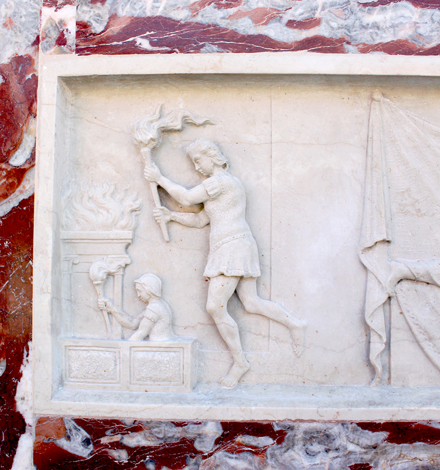 A Very Fine Italian 19th Century Greco-Roman Style Carved Carrara ...