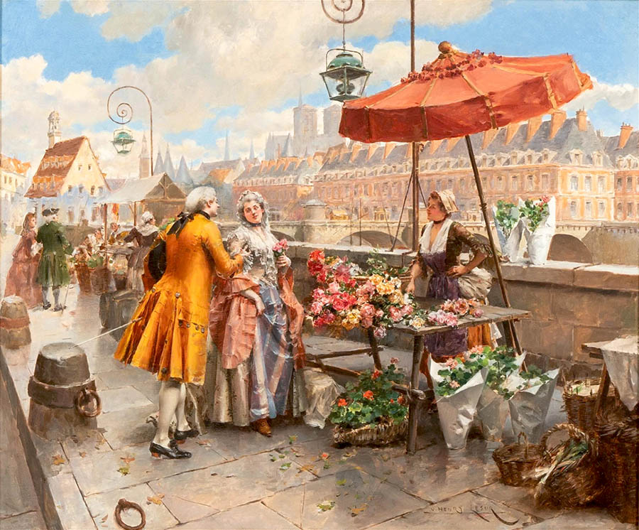 Henry Victor Lesur (Roubaix, France 1863-1900) A Very Fine French 19th ...