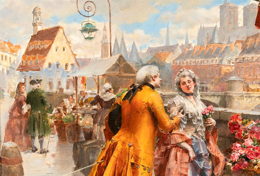 Henry Victor Lesur (Roubaix, France 1863-1900) A Very Fine French 19th ...