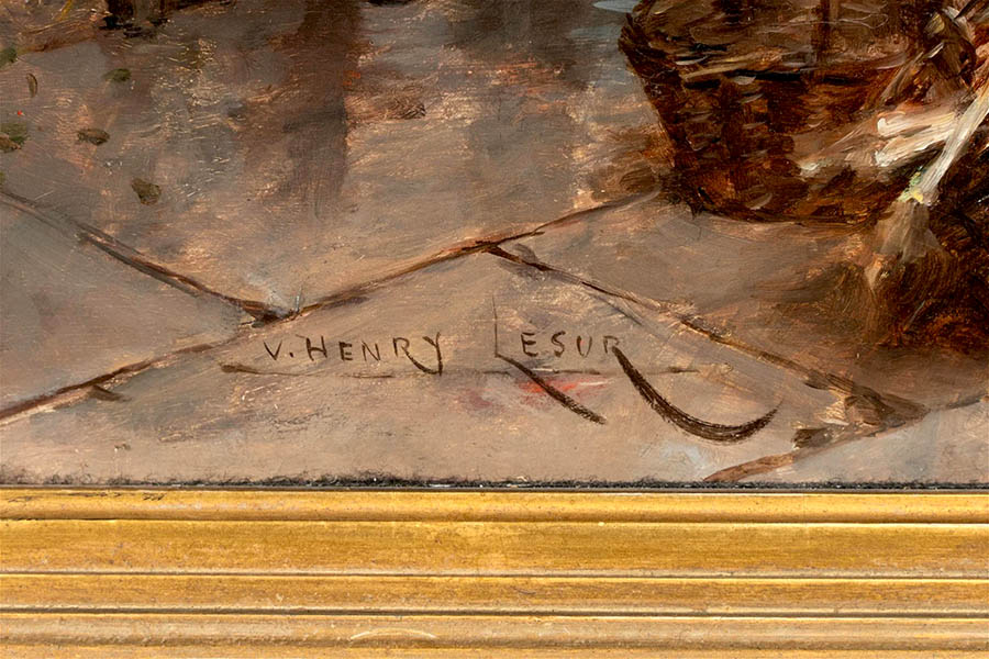 Henry Victor Lesur (Roubaix, France 1863-1900) A Very Fine French 19th ...