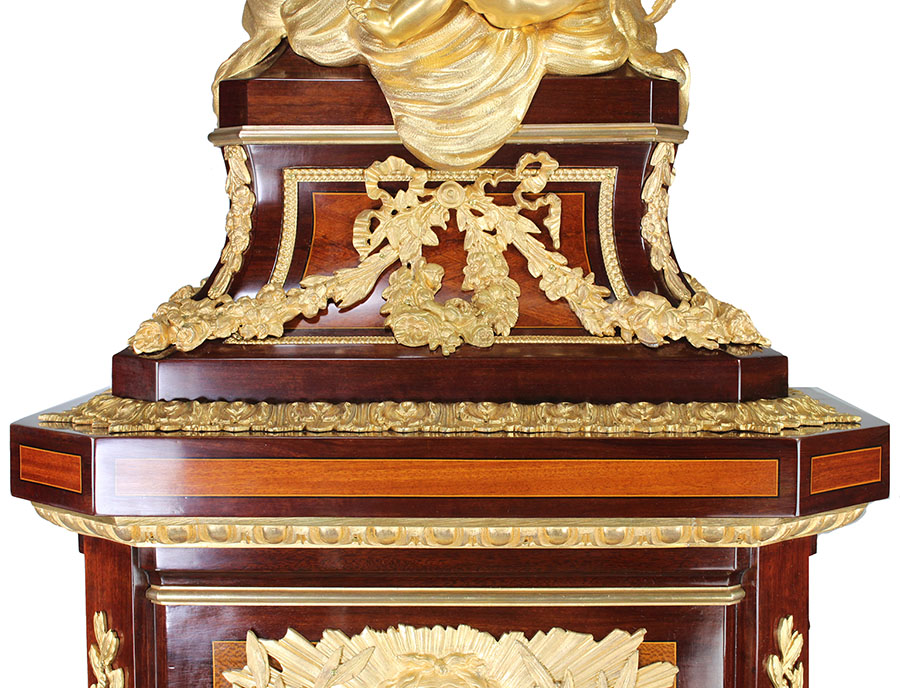 A Very Fine French 19th Century Louis XVI style ormolu-mounted amaranth ...