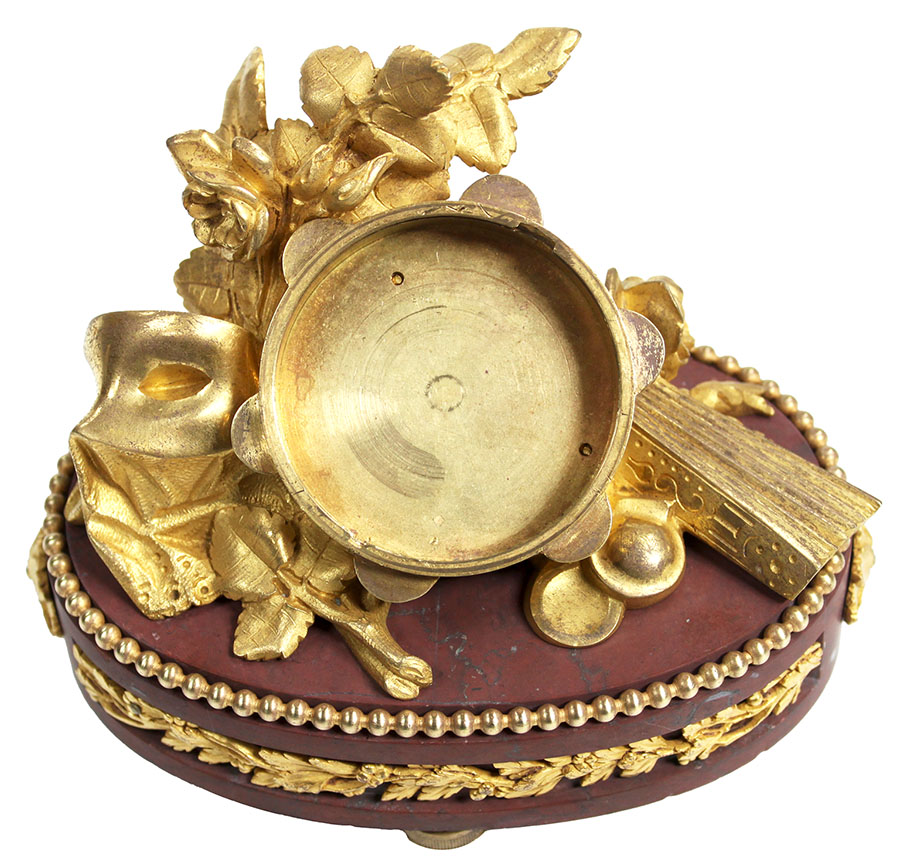 A Fine French 19th Century 'Belle Époque' Gilt-Bronze and Rouge Griotte ...