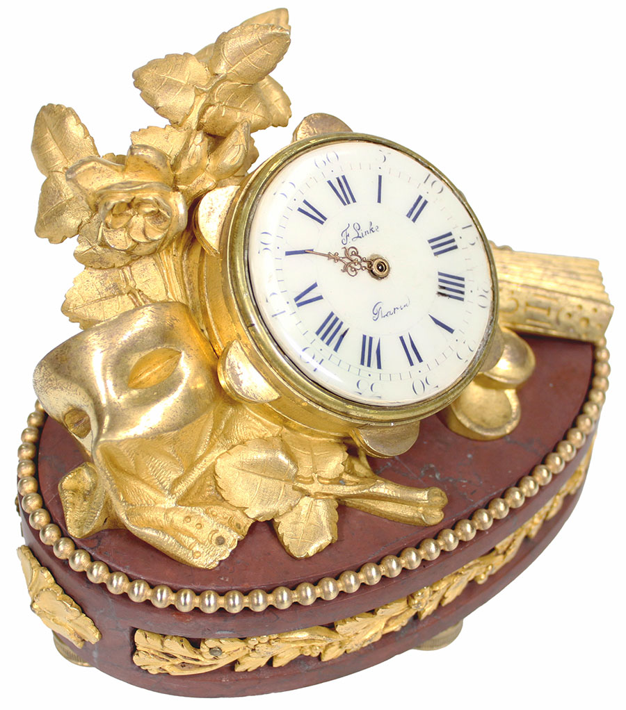 A Fine French 19th Century 'Belle Époque' Gilt-Bronze and Rouge Griotte ...