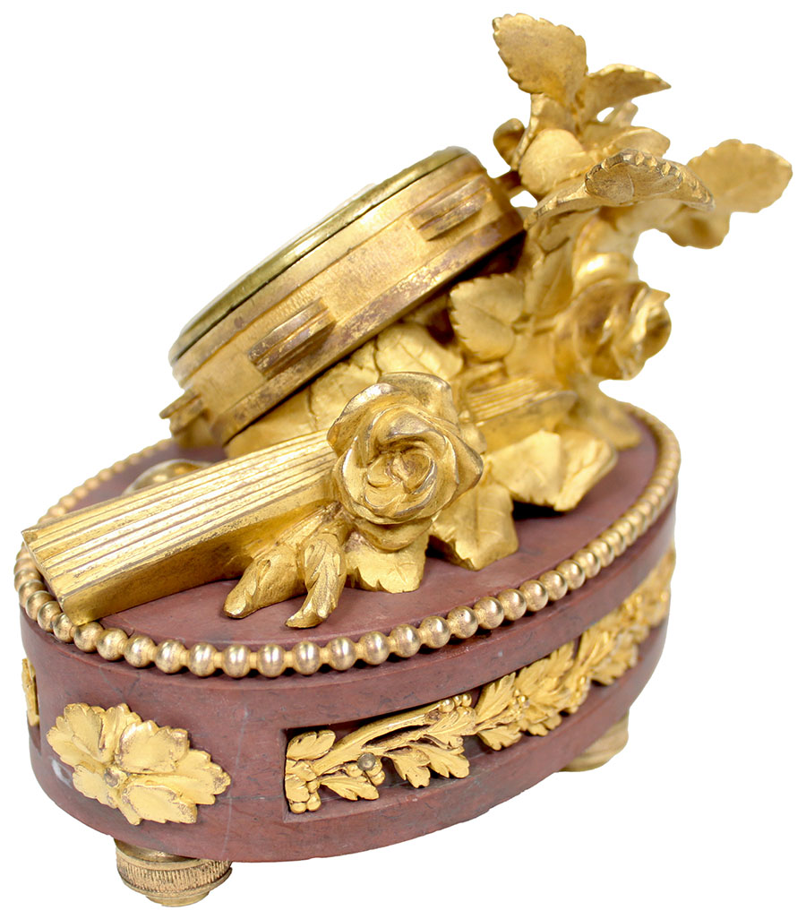 A Fine French 19th Century 'Belle Époque' Gilt-Bronze and Rouge Griotte ...