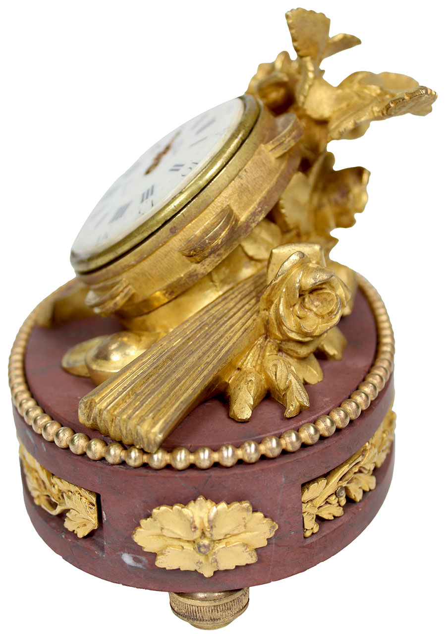A Fine French 19th Century 'Belle Époque' Gilt-Bronze and Rouge Griotte ...