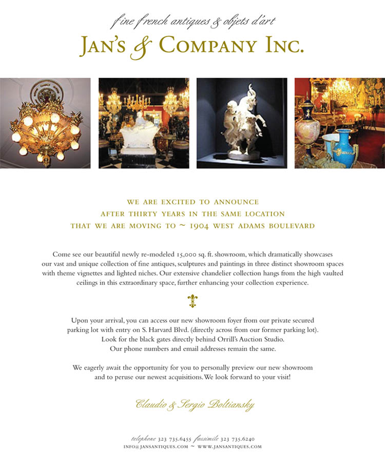 Jan's & Company Fine French Antiques, Inc. "The Best Kept Secret in The ...