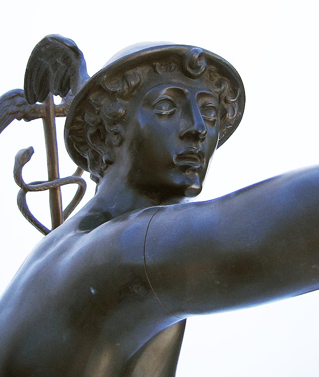 A Fine and Large Continental Patinated Bronze Sculpture of Giovanni da ...