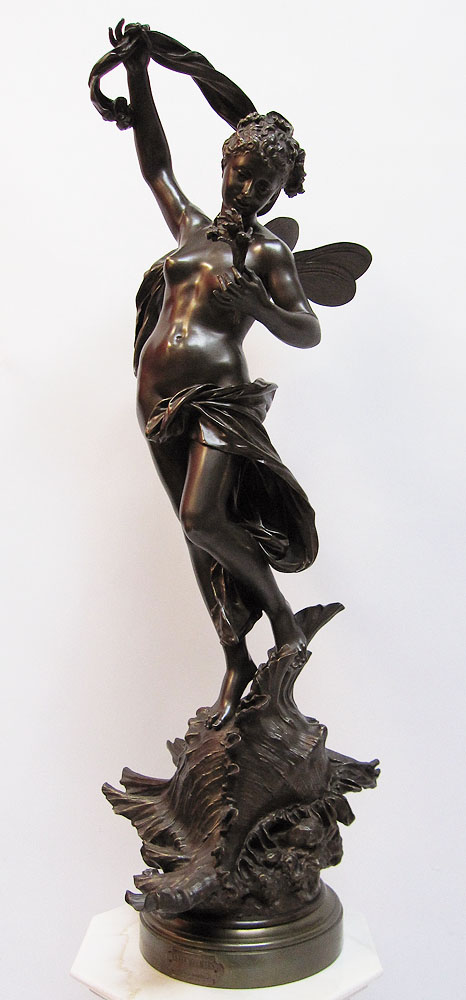 Luca Madrassi (French, 1848-1919) 19th/20th Century Bronze "Lafée Des Mers"