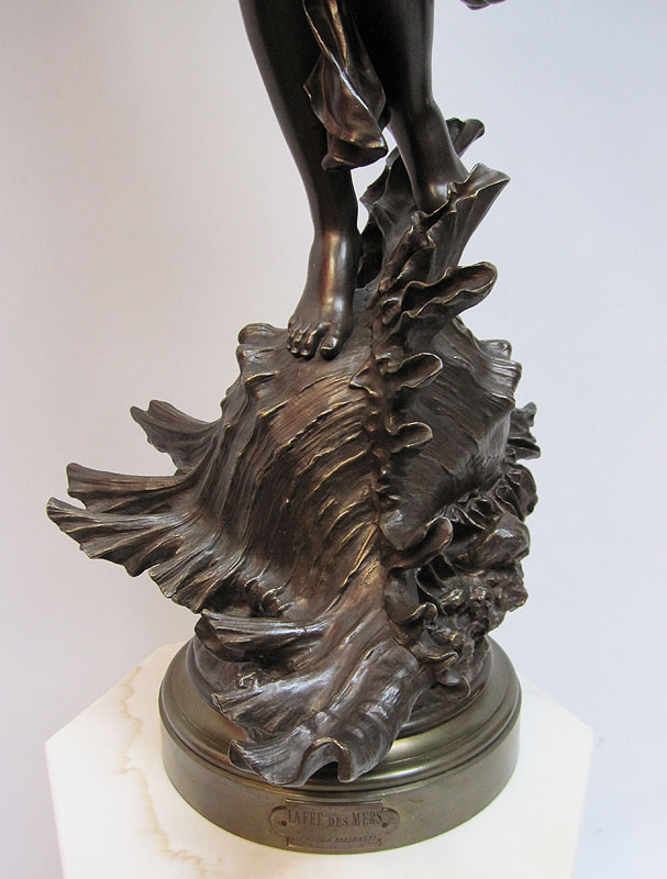 Luca Madrassi (French, 1848-1919) 19th/20th Century Bronze "Lafée Des Mers"